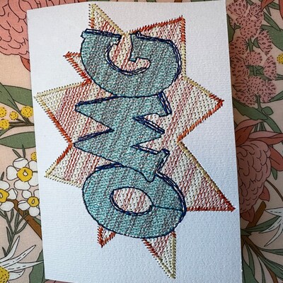 Hug With a Fold A Machine Embroidery Specifically Digitised for ...