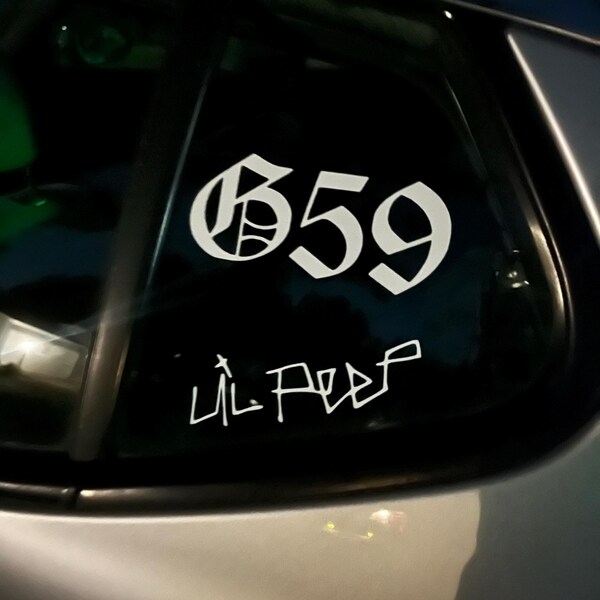 Lil Peep Name Decal - Etsy