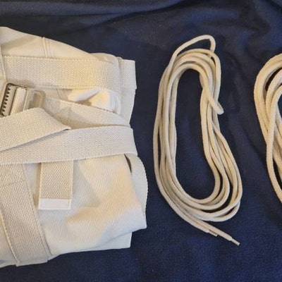 Set of 4 Black SOFT PADDED FLEECE Wrist and Ankle Cuffs Restraints With ...