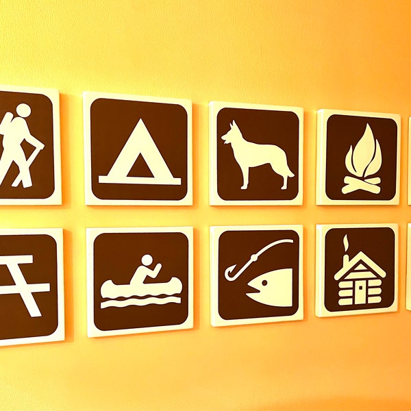 National Parks & Recreation Sign, 100+ Image Choices, Cabin Decor ...