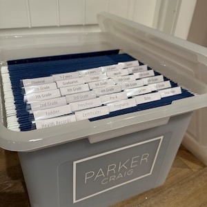 Printable Milestone Tote Labels Instant Download School File Box Labels ...