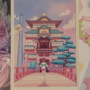 Dreamy Migration Art Print Kawaii Pastel Anime Art Scene | Etsy