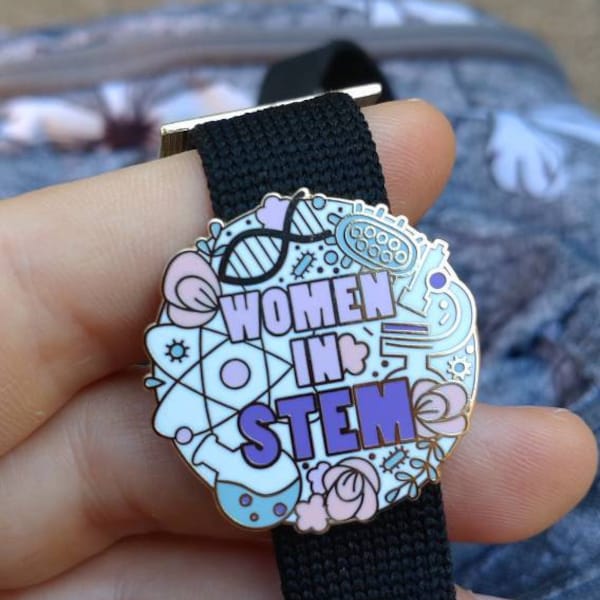 Women in STEM Enamel Pin / Microbiology / Science Gift / Scientist ...