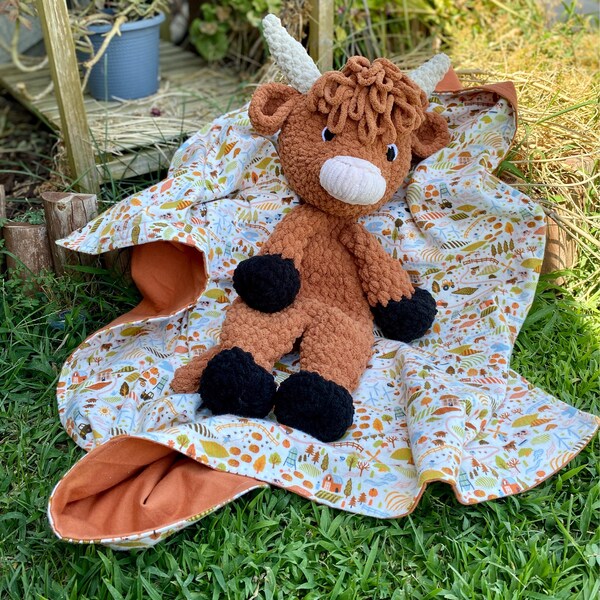 Benny the Highland Cow Pattern Crochet Highland Cow Pattern Only - Etsy