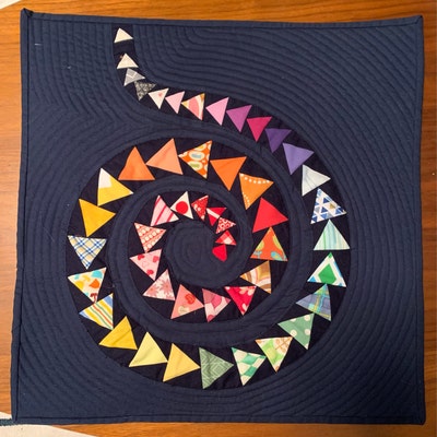 Spiral Geese Mini Quilt PDF - Etsy