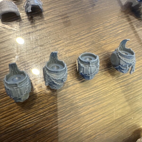 Carcharodon Style Terminator Helmets. Conversion Bits for 28mm Scale ...