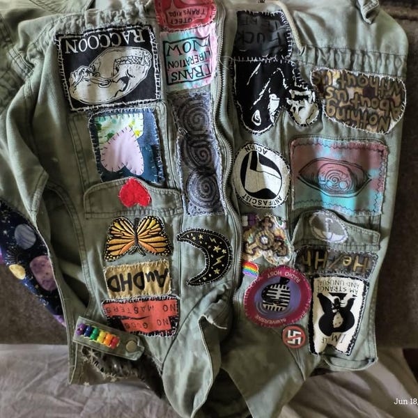 No Gods, No Masters Sew on Crusty Punk Patch. for Battle Jackets ...