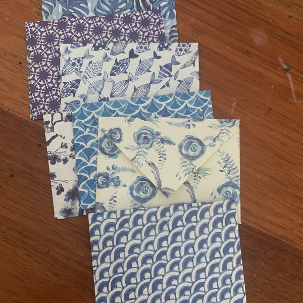 Japanese Mini Thank You Cards, Mini Note Card Set, Bright, Colourful ...