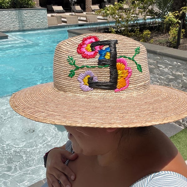 Personalized Straw Hat. - Etsy