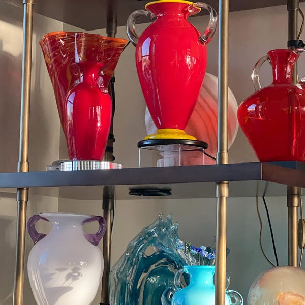 Handmade Crystal Figurine Pink Hydrangea Miniature - Etsy