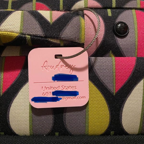 Backpack Tags Personalized, Luggage Tag, Bag Tags, Name Tag for ...