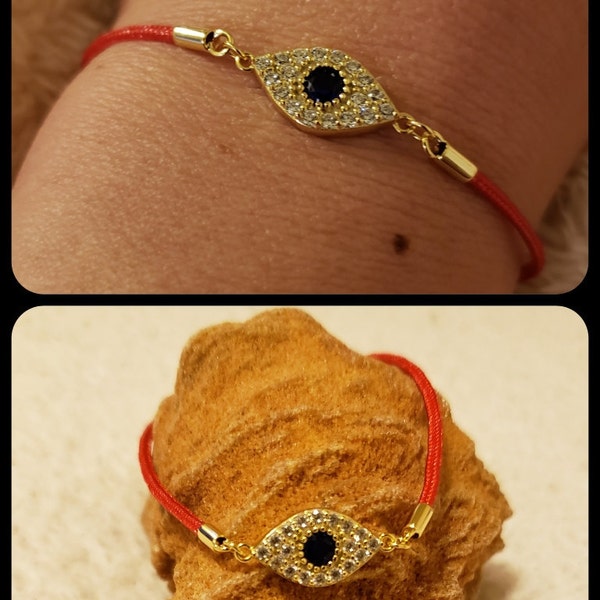 Evil Eye Red String Bracelet, Red String Protection Bracelet, Evil Eye ...
