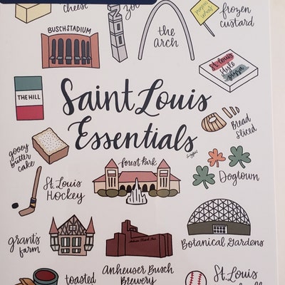 STL Sticker 314 Saint Louis STL Hand Lettered Sticker Arch Sticker Hand ...