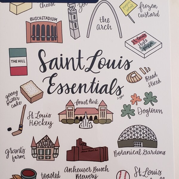 STL Sticker; 314 Saint Louis; STL Hand Lettered Sticker; Arch Sticker ...