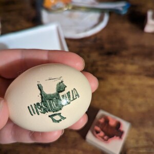 Chicken Egg Stamp Heart Egg Stamp Egg Stamp Chicken - Etsy