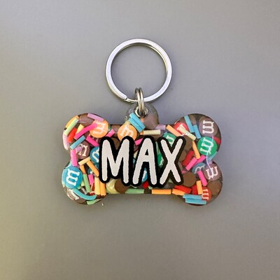 Beach Dog Tag, Resin Dog Tags, Dog Tags, Personalised Dog Tags, Custom ...