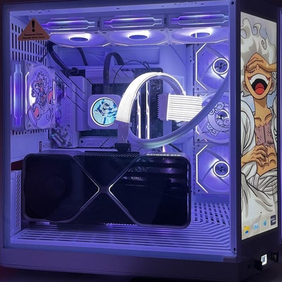 Rounded Sakura Flower PC Fan Shroud/ Grill /cover 120mm, 140 Mm Two ...