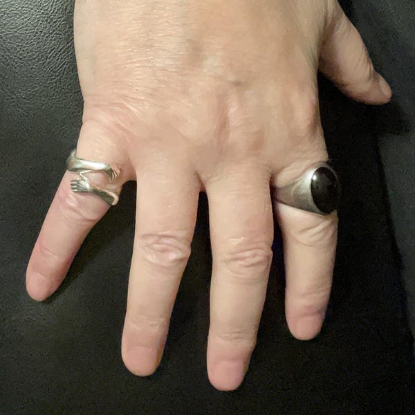 The Original Hug Ring. Handmade in London From Recycled Sterling Silver ...