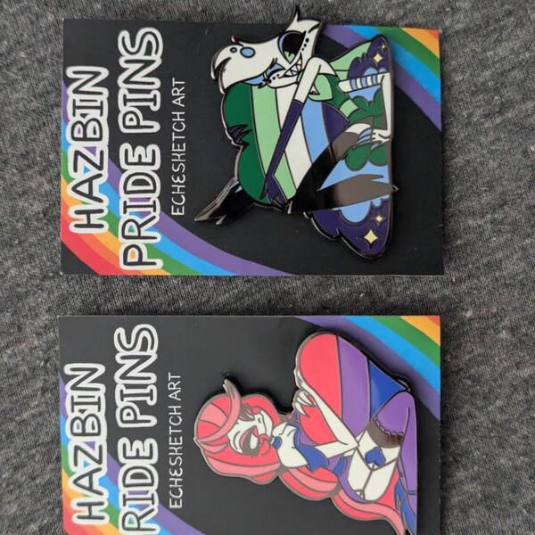 Hazbin Hotel Pride Enamel Pins - Etsy
