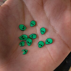 Alien Polymer Clay Slices, Nail Art Slices, Faux Sprinkles, UFO ...