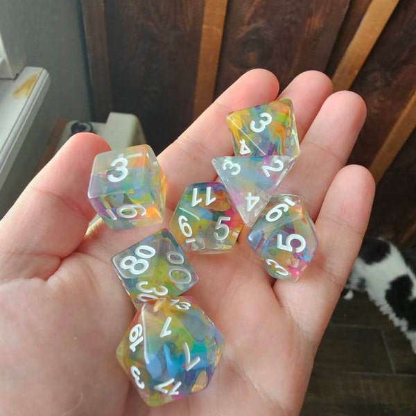 Bard Song Dnd Dice Set for Dungeons and Dragons | D20 TTRPG Polyhedral ...