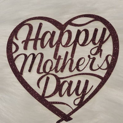 Happy Mother's Day Svg, Heart Mom Svg Files for Cricut Happy Mothers ...