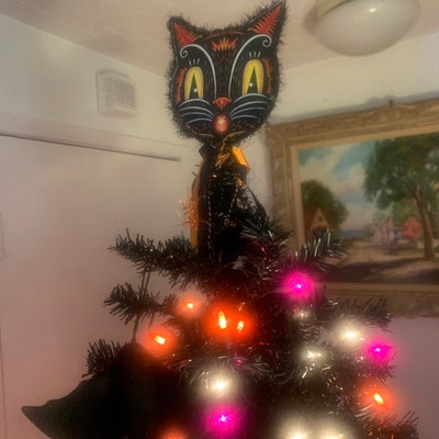 Johanna Parker Batty BAT HALLOWEEN Tree Topper Glitter & Glammed up 6 ...