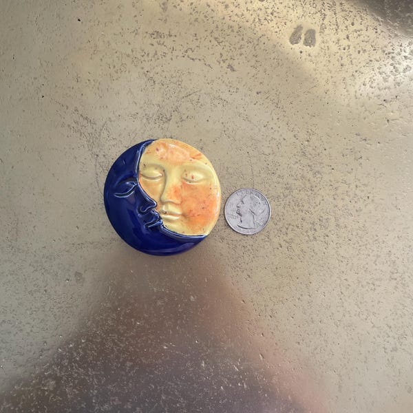 Ceramic Seashell and Sea Creature Tiles, 12pcs, Variety Blues and ...