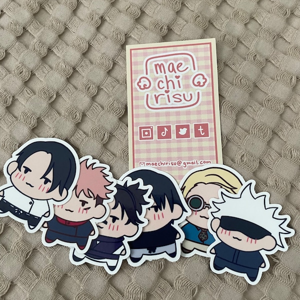 Scrunkly Satosugu Stickers - Etsy