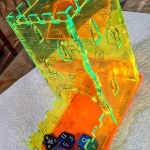 Dice Tower Laser Cut Files, Glowforge SVG Pattern, Digital Download - Etsy