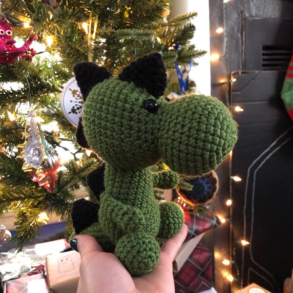 PATTERN: Spike the Stegosaurus - Crochet Dinosaur Pattern - Amigurumi ...