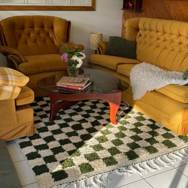 Red and White Checkered Rug - Red Checkered Rug - Green Checkered Rug ...