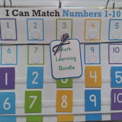 Preschool Pre-k Kindergarten Math Learning Bundle - Etsy