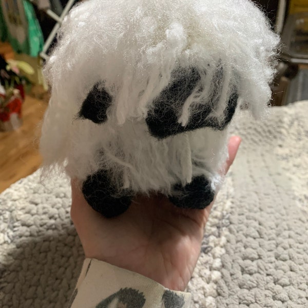 CROCHET PATTERN for Fuzzy Sheep.fluffy Lamb Crochet Pattern. Amigurumi ...