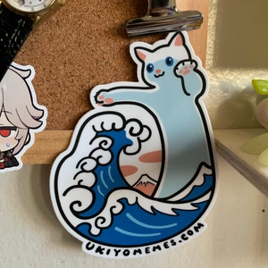 Longcat Vs. Tacgnol Ukiyo-e Style Set of 2 Giclee Prints - Etsy