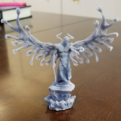 Corrupted Celestial Lovecraftian Hand Wing Angel 3D Resin Printed ...
