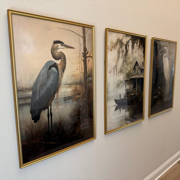 Louisiana Bayou Landscape Painting PRINTABLE Instant Download Southern ...