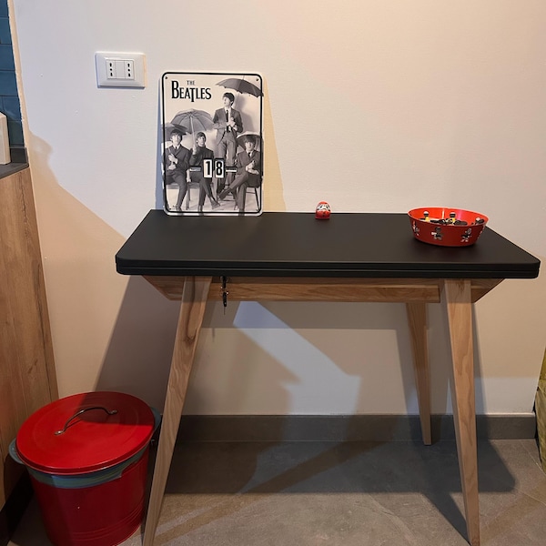 Half Round Extendable Dining Table JUBI - Etsy UK