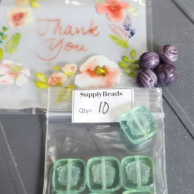 Savannah Green, Oval Beads, Czech Beads, Beads,57-5sb - Etsy