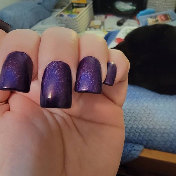 Pink Panther Holographic Multichrome Magnetic Cat Eye Topper Nail ...