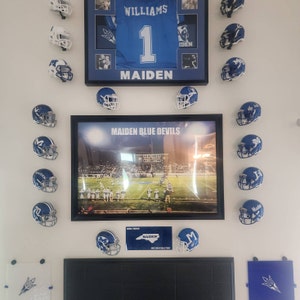 Full Size Helmet Holder, NFL, Mount, Hanger, Screw Mount, Football ...