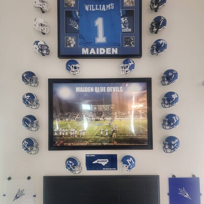 Full Size Helmet Holder, NFL, Mount, Hanger, Screw Mount, Football ...