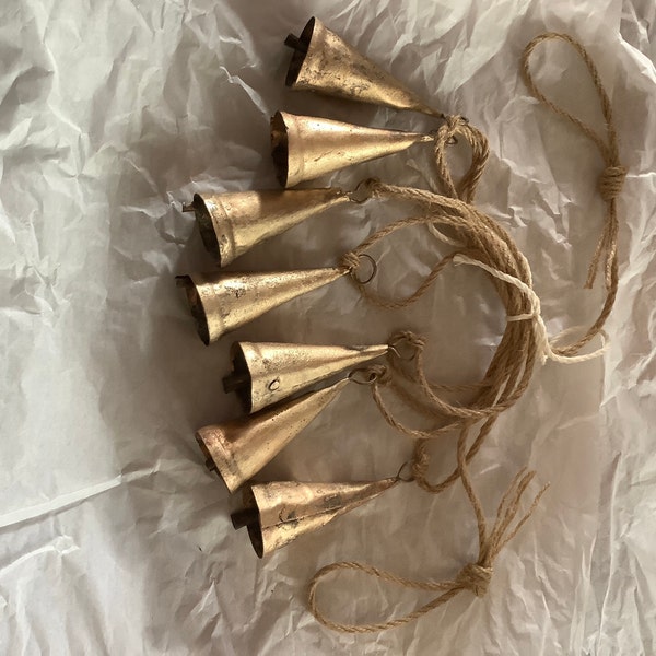 Decorative Garland | Bell Garland | Brass Bell | Christmas Garland ...
