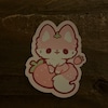 Kawaii Pumpkin Cow Matte Vinyl Sticker Stickers Fall Autumn Cute Decal ...