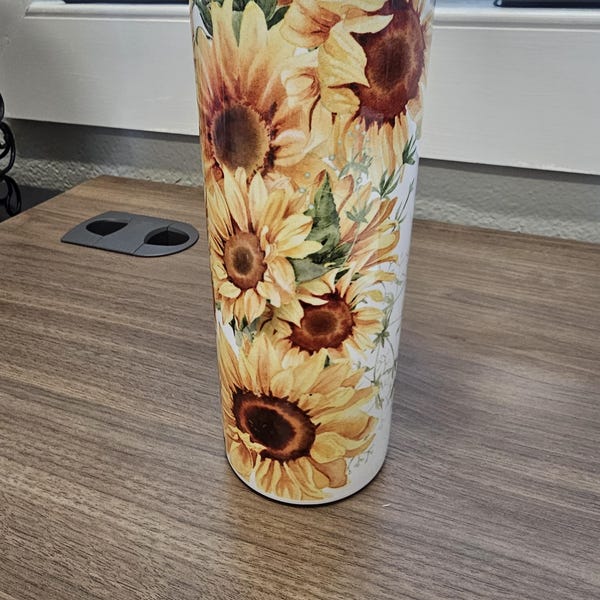 Personalized Sunflower Tumbler, Sunflower Gifts for Women, Sunflower ...