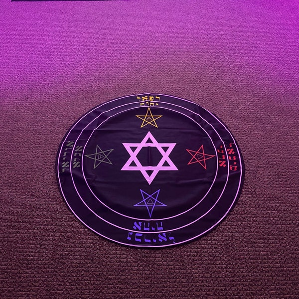 LBRP Elemental Color Ritual Circle Cloth / Lesser Banishing Ritual of ...