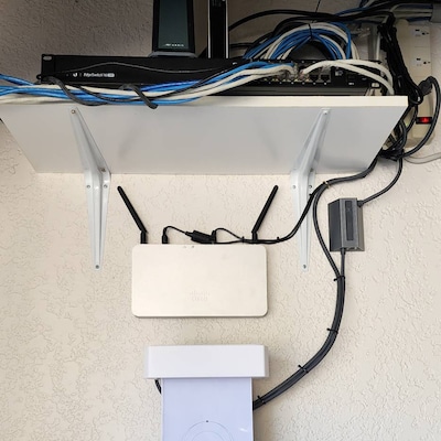 Starlink Mount COMBO PACK Wifi Router Wall Hanger & Ethernet - Etsy