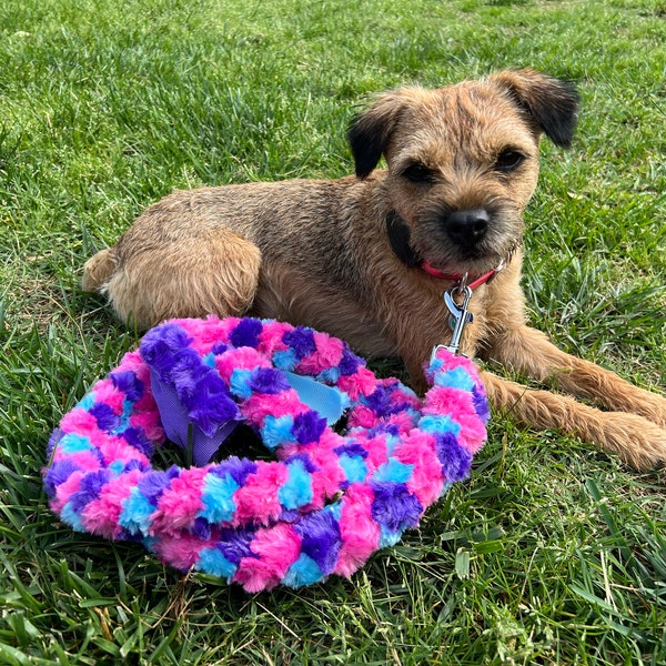 Custom Handmade Fleece and Minky Dog Leash - Etsy