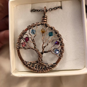 Ruby Tree of Life Necklace Silver Red Wire Wrapped Pendant - Etsy