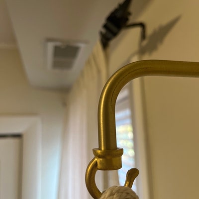 Solid Brass Planter Hanger-brass Wall Hanger-brass Wall Hook-brass ...